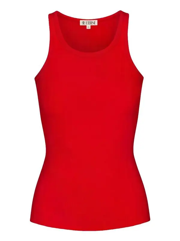 Eterne Fitted Tank - Red