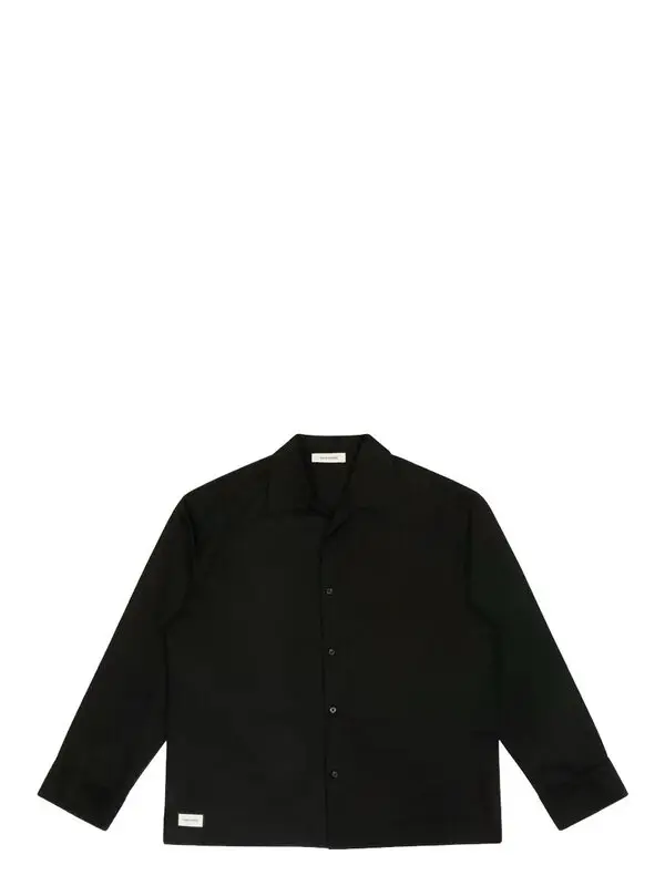 ENTIRE STUDIOS Long-sleeve Pajama Shirt - Black