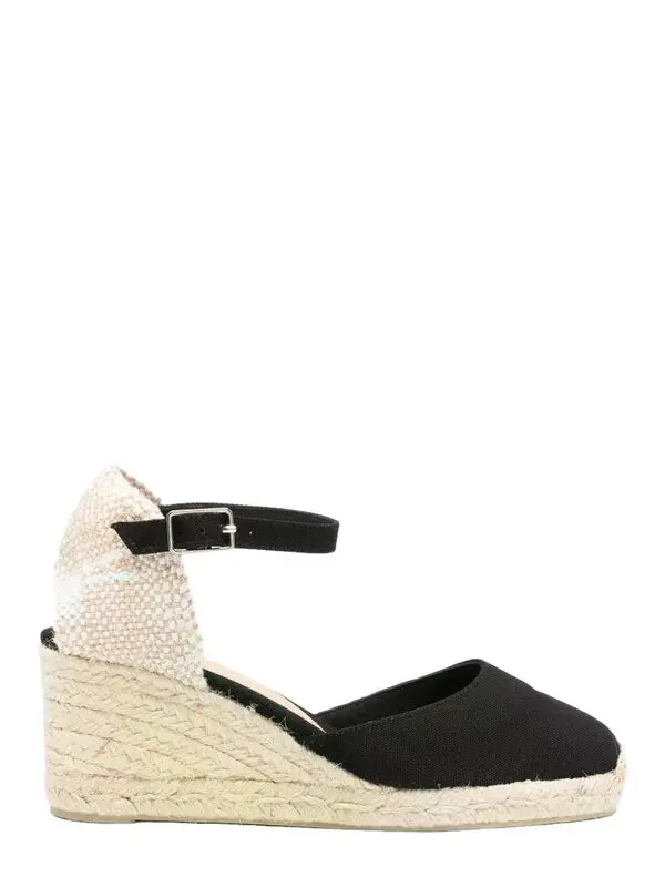 CastaÑer Carol Ankle-strap Espadrilles - Black