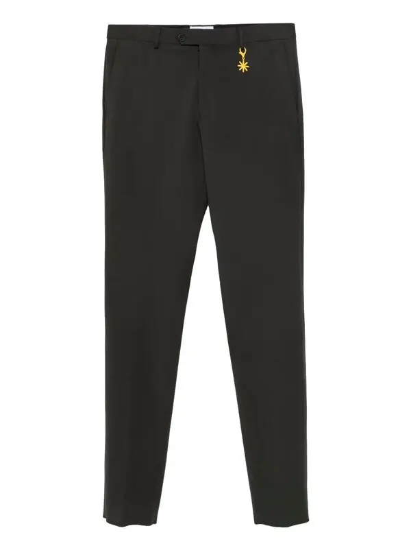 MANUEL RITZ Skinny Trousers - Green