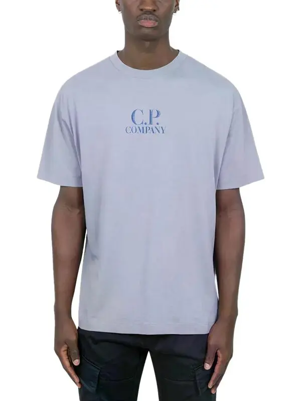 C.P. COMPANY Logo-print T-shirt - Purple
