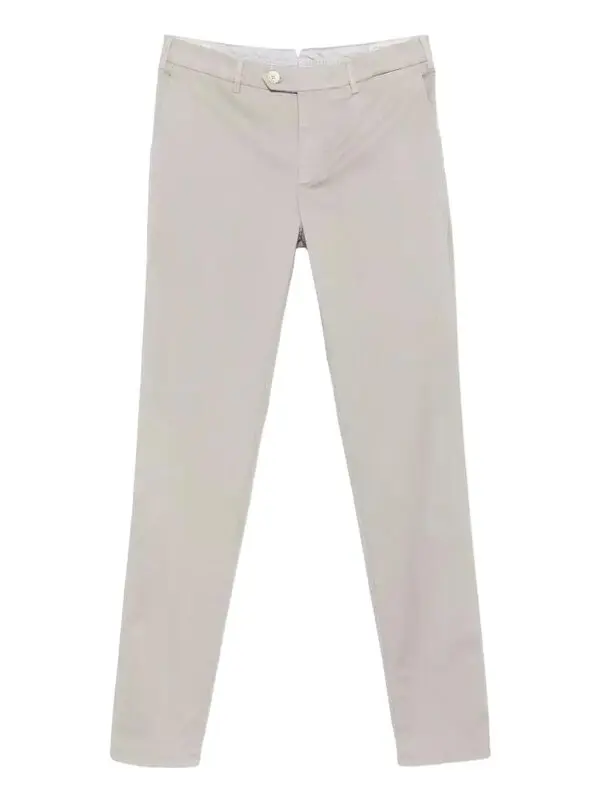 Brunello Cucinelli Button-detailed Trousers - Grey
