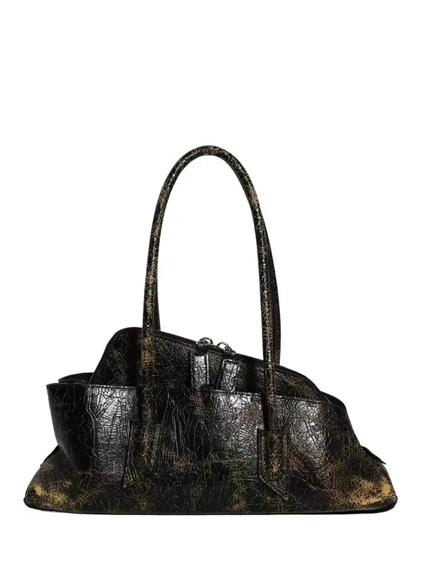 Attico La Passeggiata Small Shoulder Bag - Black