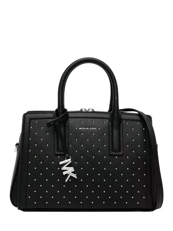 Michael Kors Laila Small Studded Satchel - Black