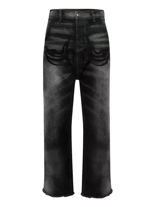 HELLSTAR Button-fastening Jeans - Black
