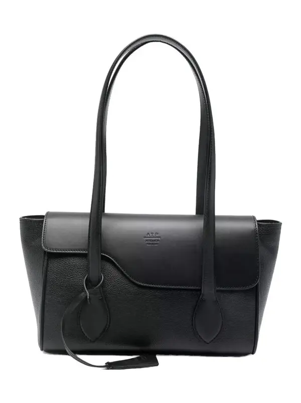 ATP ATELIER Eira Flap Tote Bag - Black