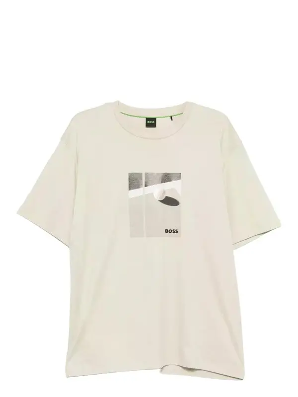 BOSS Graphic-print T-shirt - Neutrals