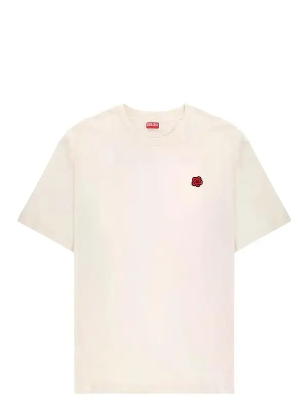 Kenzo Flower-motif T-shirt - Neutrals