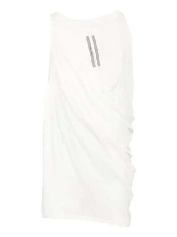 Rick Owens Draped Sleeveless Tank Top - White