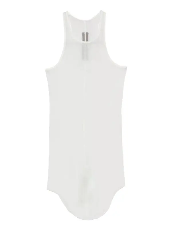 Rick Owens Ribbed-knit Tank Top - White