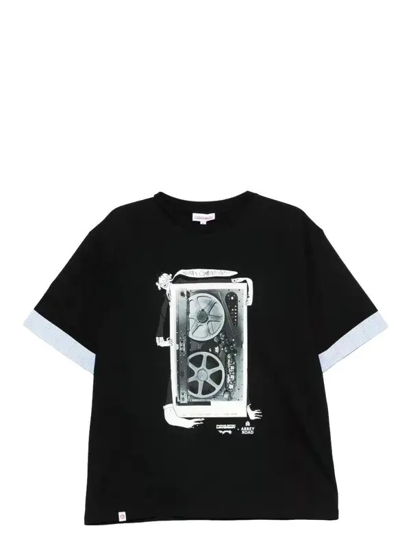 CHARLES JEFFREY X Abbey Read Printed T-shirt - Black
