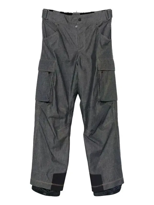 Moncler Padded Denim Ski Trousers - Grey