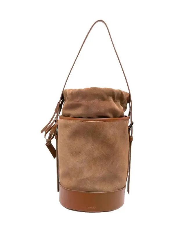 Fabiana Filippi Drawstring Bucket Bag - Brown