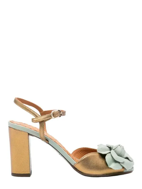 Chie Mihara Biuty Ankle-strap Sandals - Gold