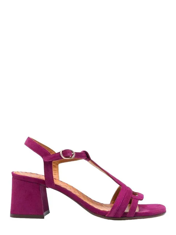 Chie Mihara Liluce Suede Sandals - Purple