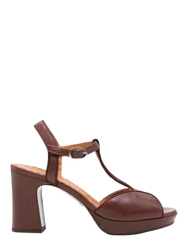 Chie Mihara Keduni Platform Sandals - Brown