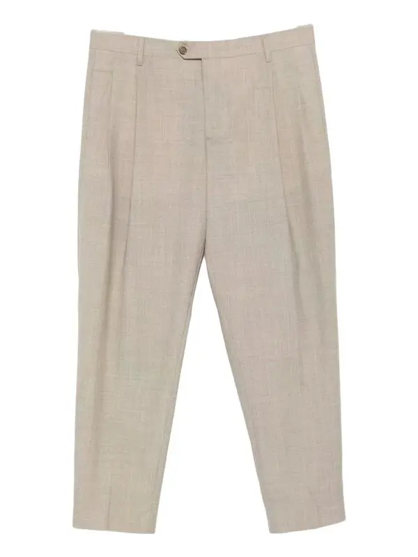 BRIGLIA 1949 Arnos Pleated Trousers - Neutrals