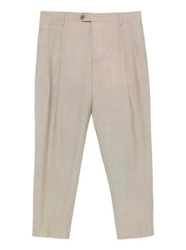 BRIGLIA 1949 Arnos Pleated Trousers - Neutrals
