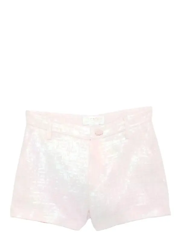 GENNY Sequin-embellished Shorts - Pink