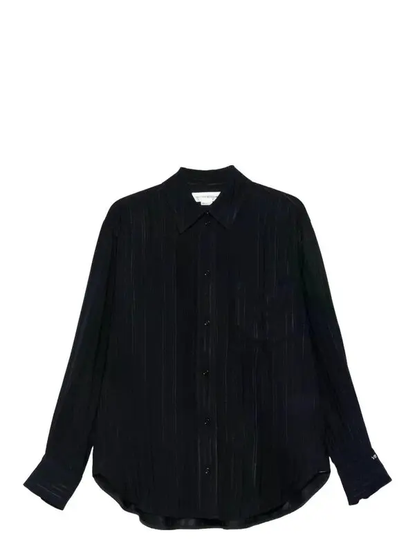 Victoria Beckham Stripe-pattern Shirt - Blue
