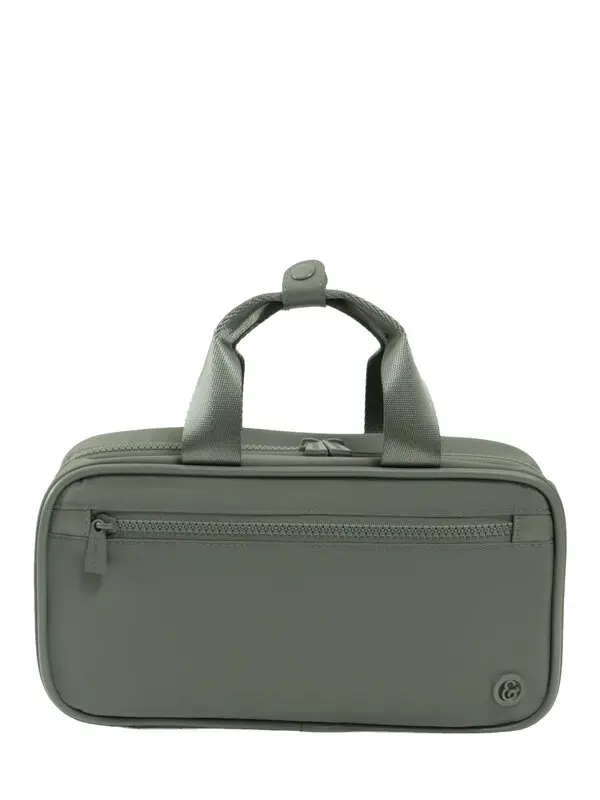 Joan & David Sport Nylon Double Handle Hanging Toiletry Case - Sage