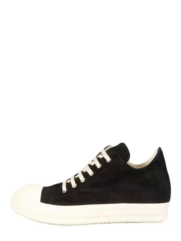 Rick Owens Low-top Canvas Sneakers - Black