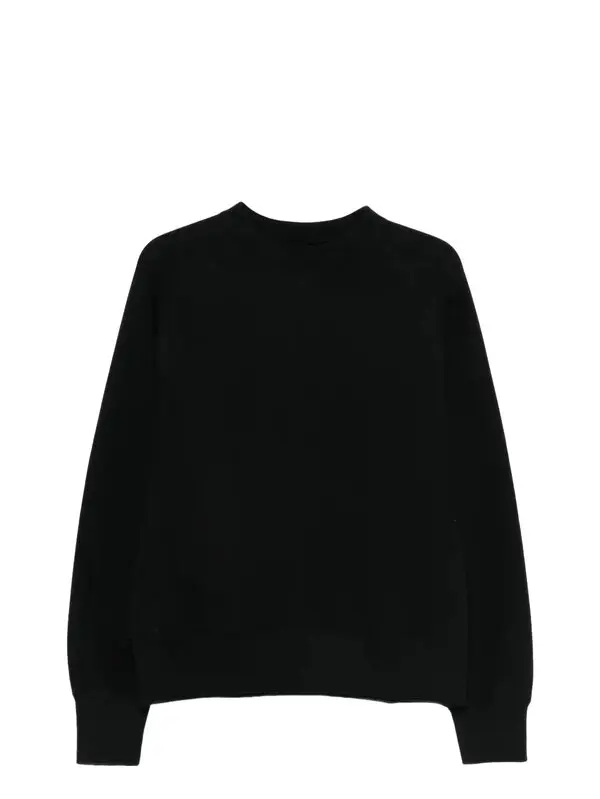 Sacai Crew-neck Sweatshirt - Black