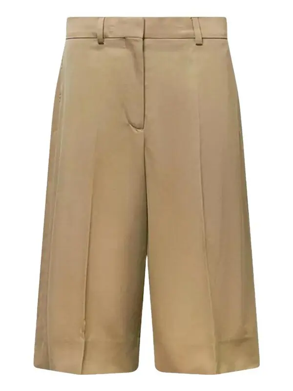 Stella McCartney Wide-leg Tailored Shorts - Neutrals