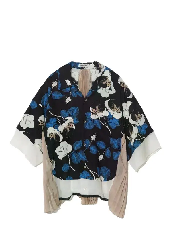 Undercover Printed Button-front Shirt - Black