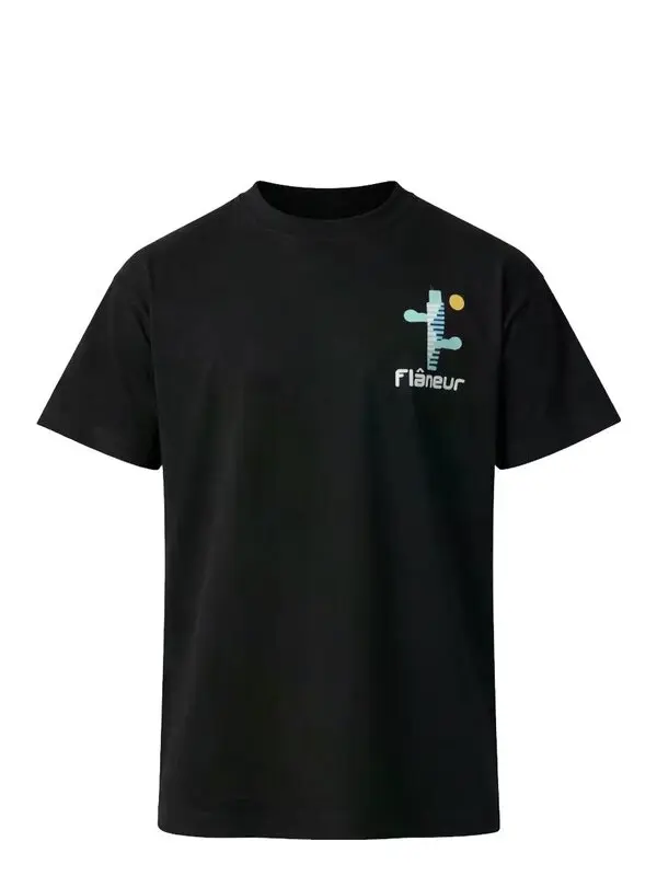 FLANEUR Graphic T-shirt - Black