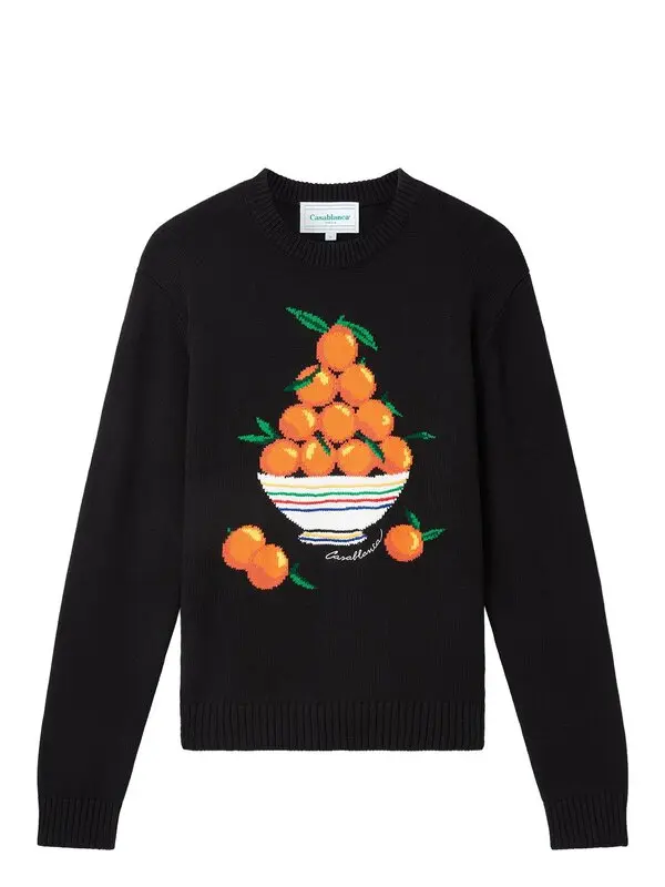 Casablanca Pyramide D'oranges Jumper - Orange
