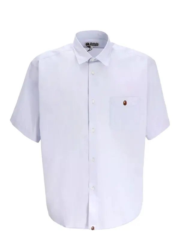 A BATHING APE Big College Shirt - Blue