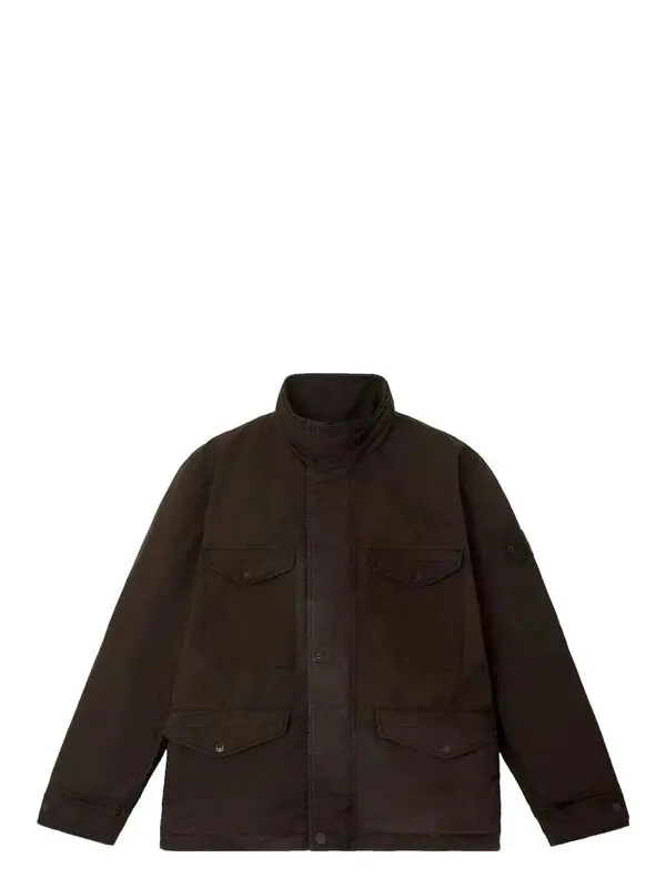 Stone Island Compass Badge Flap-pocket Jacket - Brown