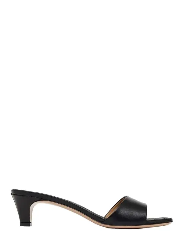 FERRAGAMO Strap Heel Sandals - Black
