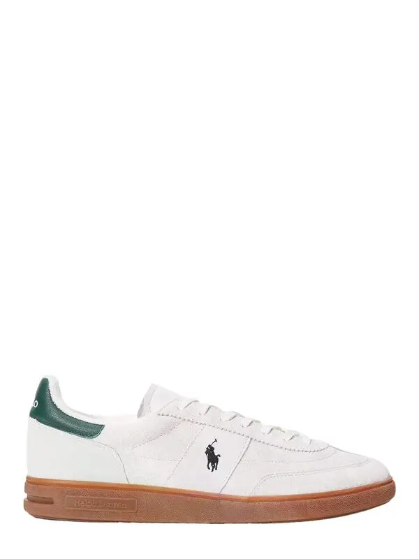 Polo Ralph Lauren Bedford Suede Sneakers - White