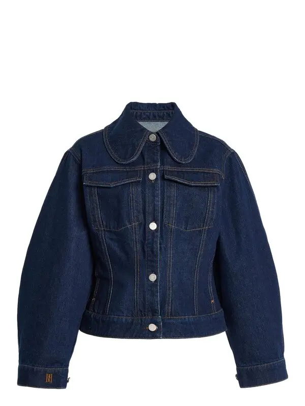BY MALENE BIRGER Villies Organic-cotton Denim Jacket - Blue