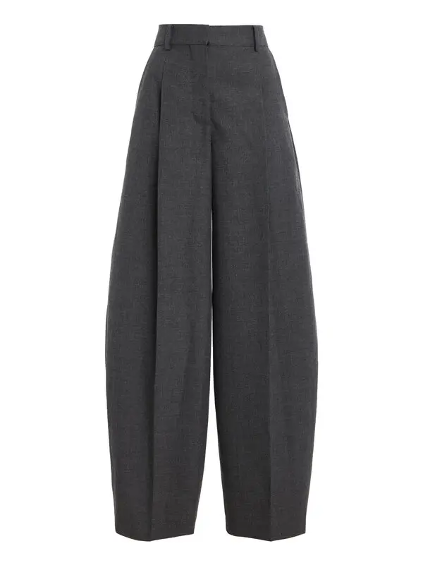 BY MALENE BIRGER Povilanna Straight-leg Pants - Dark Grey