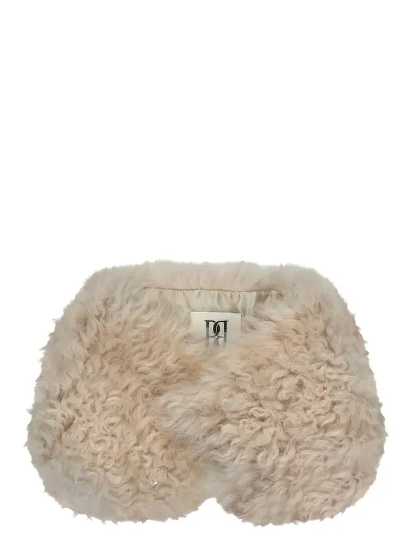 BY MALENE BIRGER Giada Shearling Collar - Off-white