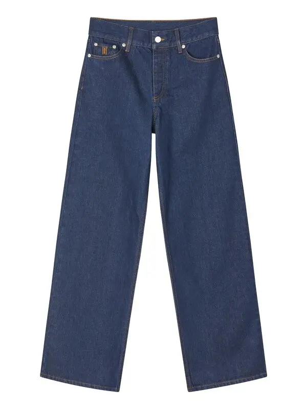 BY MALENE BIRGER Vinola Mid-rise Straight-leg Jeans - Blue