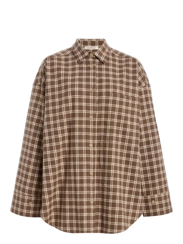 BY MALENE BIRGER Derris Organic-cotton Shirt - Plaid