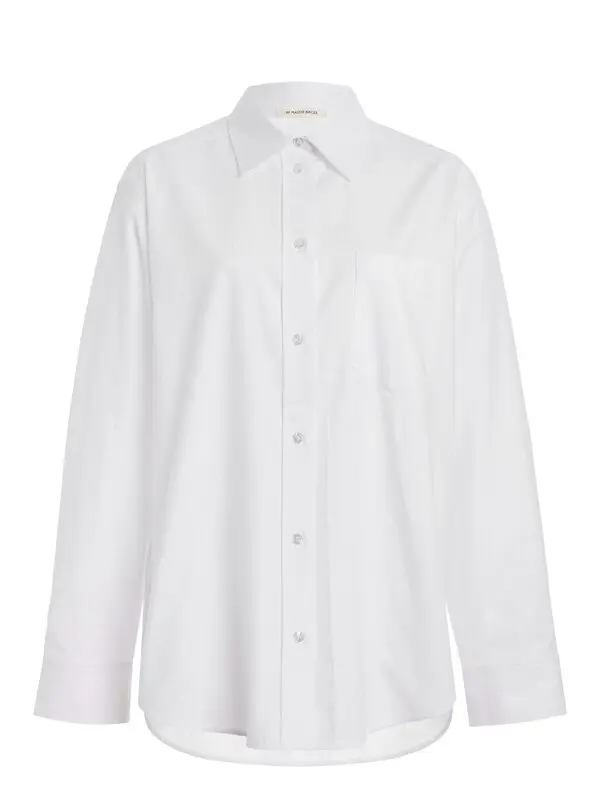 BY MALENE BIRGER Audrey Organic-cotton Button-up Shirt - White