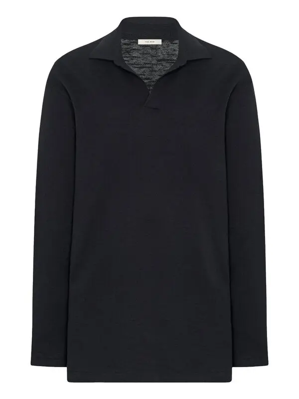 THE ROW Niosa Long-sleeve Top - Black
