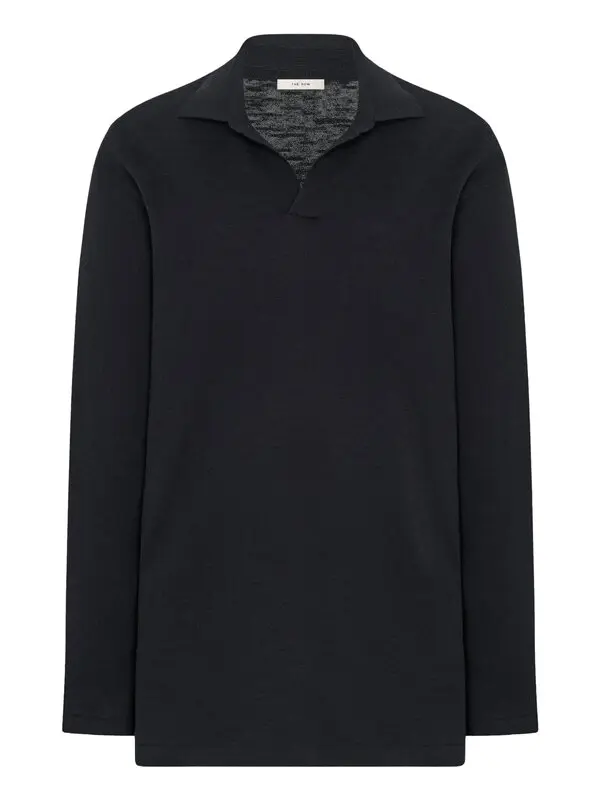 THE ROW Niosa Long-sleeve Top - Black