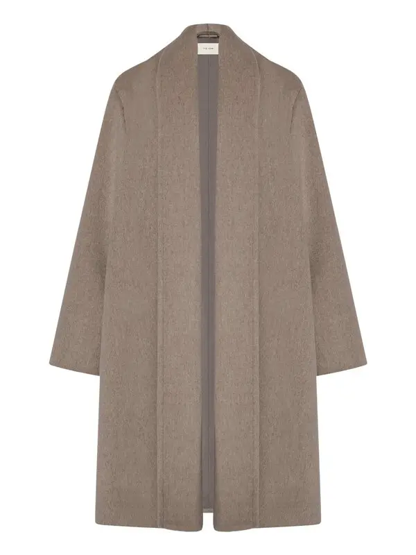 THE ROW Divina Cashmere Coat - Dune