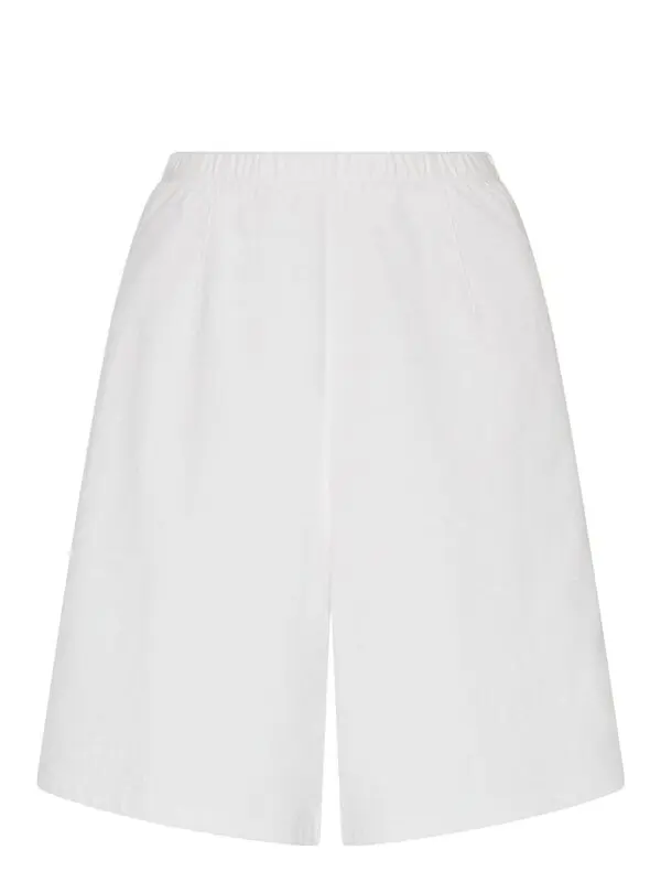 THE ROW Larissa Relaxed Fit Shorts - White