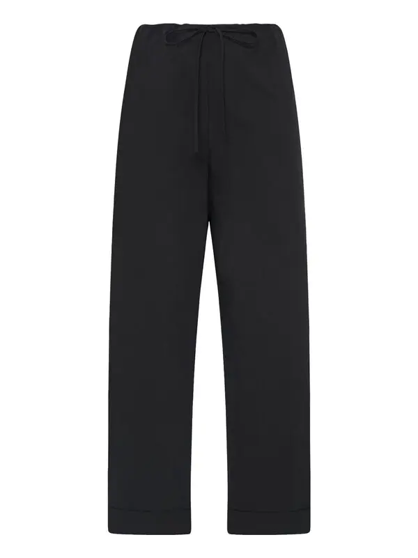 THE ROW Delano Pant - Black