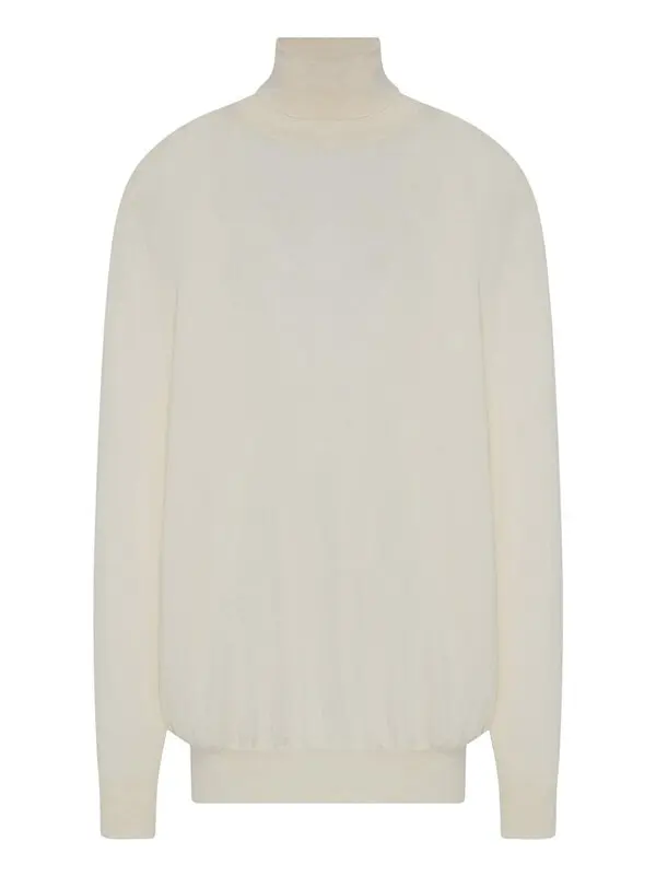 THE ROW Nabari Turtleneck - Ivory