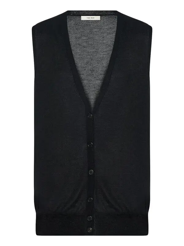 THE ROW Neel Vest - Black