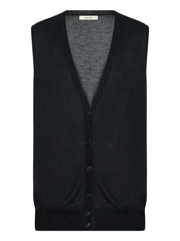THE ROW Neel Vest - Black