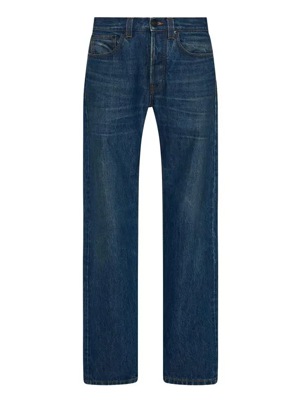THE ROW Daciana Cropped Jeans - Medium Indigo